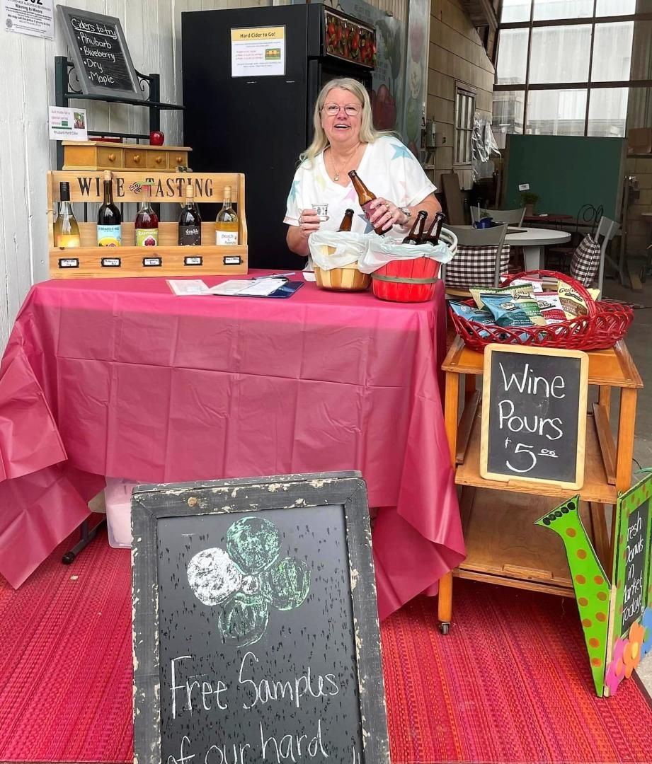 Alcohol Sampling and Pours - Corey Lake Orchards - Three Rivers, Michigan